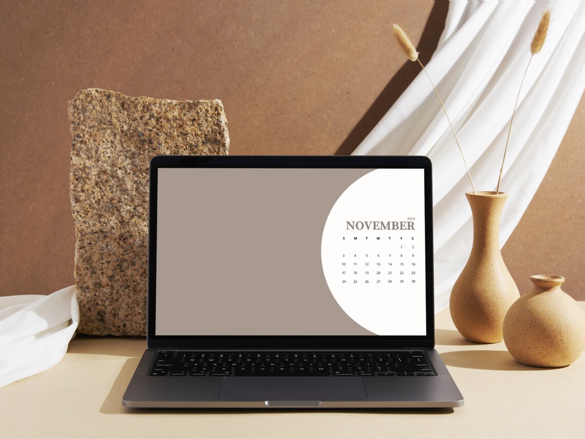 Desktop Wallpaper Calendar Desktop Calendar Digital Desktop Organizer ...