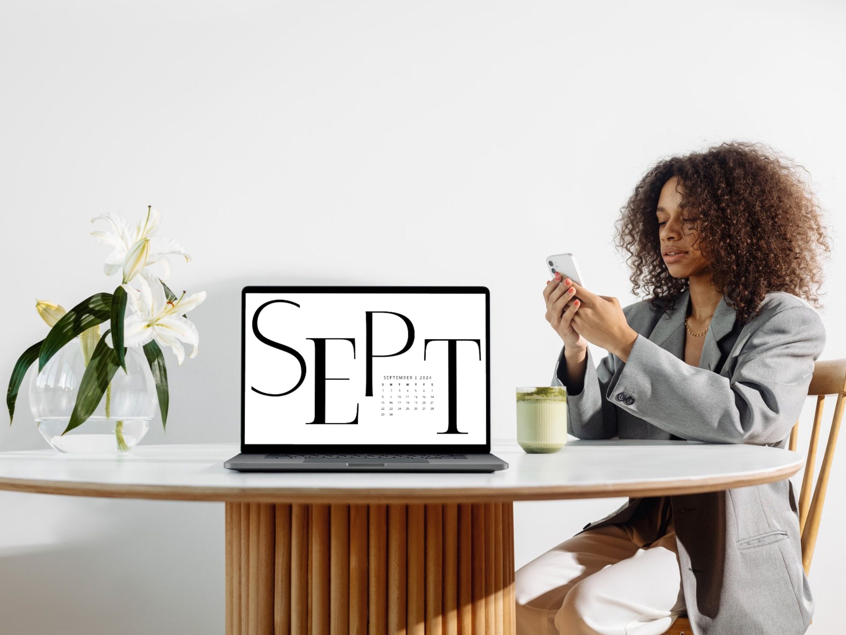 Desktop Wallpaper Calendar Digital Desktop Organizer Aesthetic ...