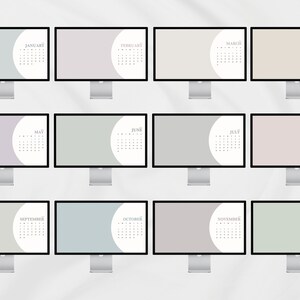 2024 Desktop Wallpaper Calendar Digital Desktop Organizer Aesthetic ...