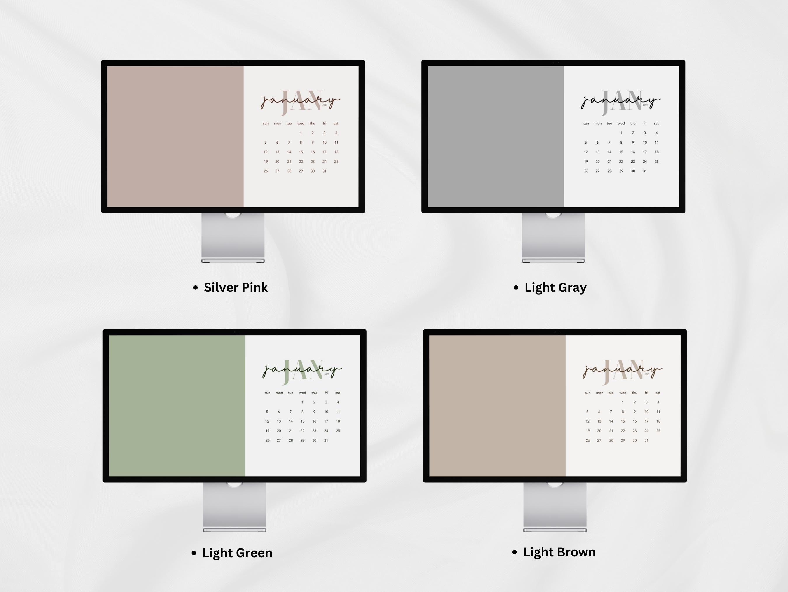 2026 Desktop Wallpaper Calendar Digital Desktop Calendar Aesthetic ...