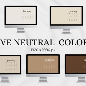 2025 Desktop Wallpaper Calendar | Digital Desktop Wallpaper Aesthetic ...