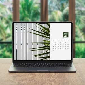 Desktop Wallpaper Calendar Digital Desktop Organizer Desktop Calendar ...