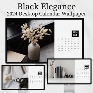 Desktop Wallpaper Calendar Digital Desktop Organizer Aesthetic ...