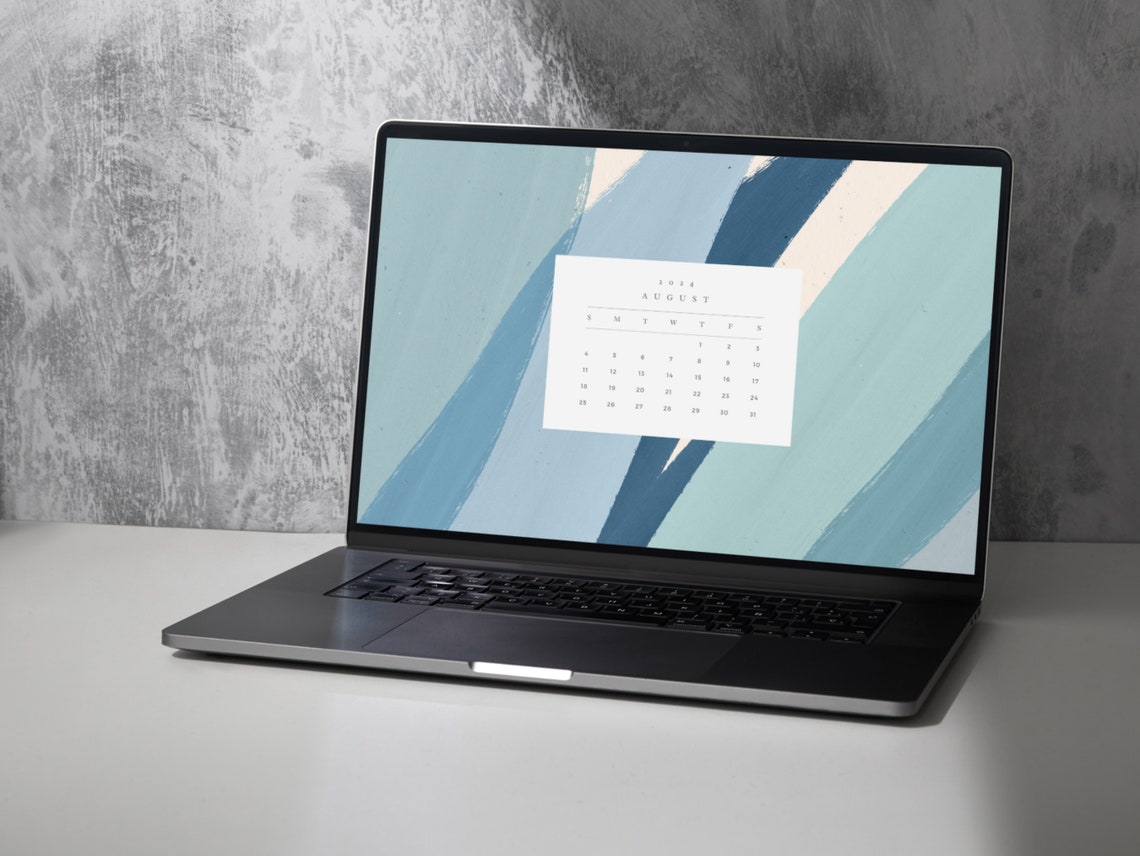 2024 Desktop Wallpaper Calendar Digital Desktop Organizer MacBook ...