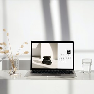Desktop Wallpaper Calendar Digital Desktop Organizer Aesthetic ...