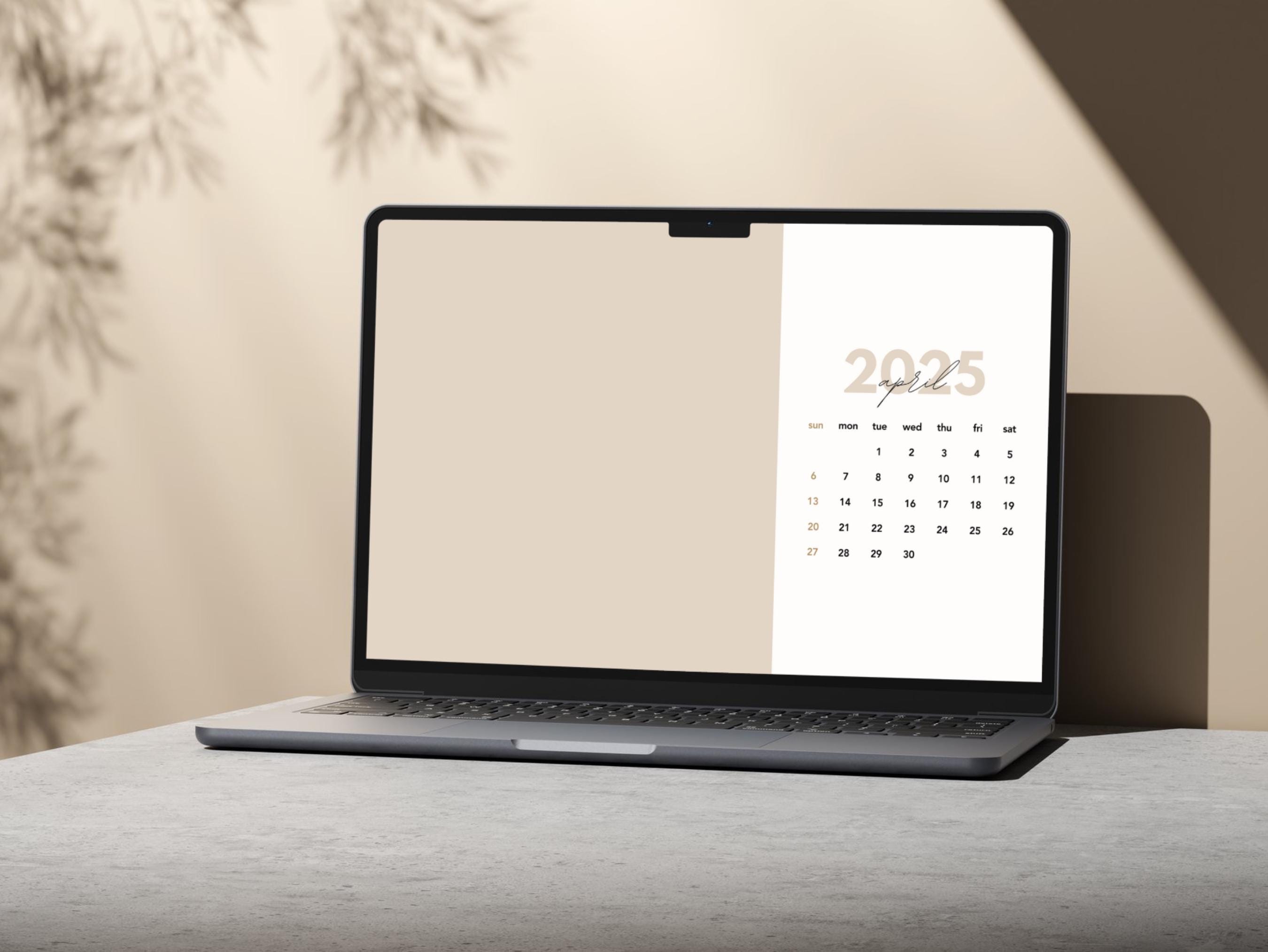 2026 Desktop Wallpaper Calendar Digital Desktop Calendar Aesthetic ...
