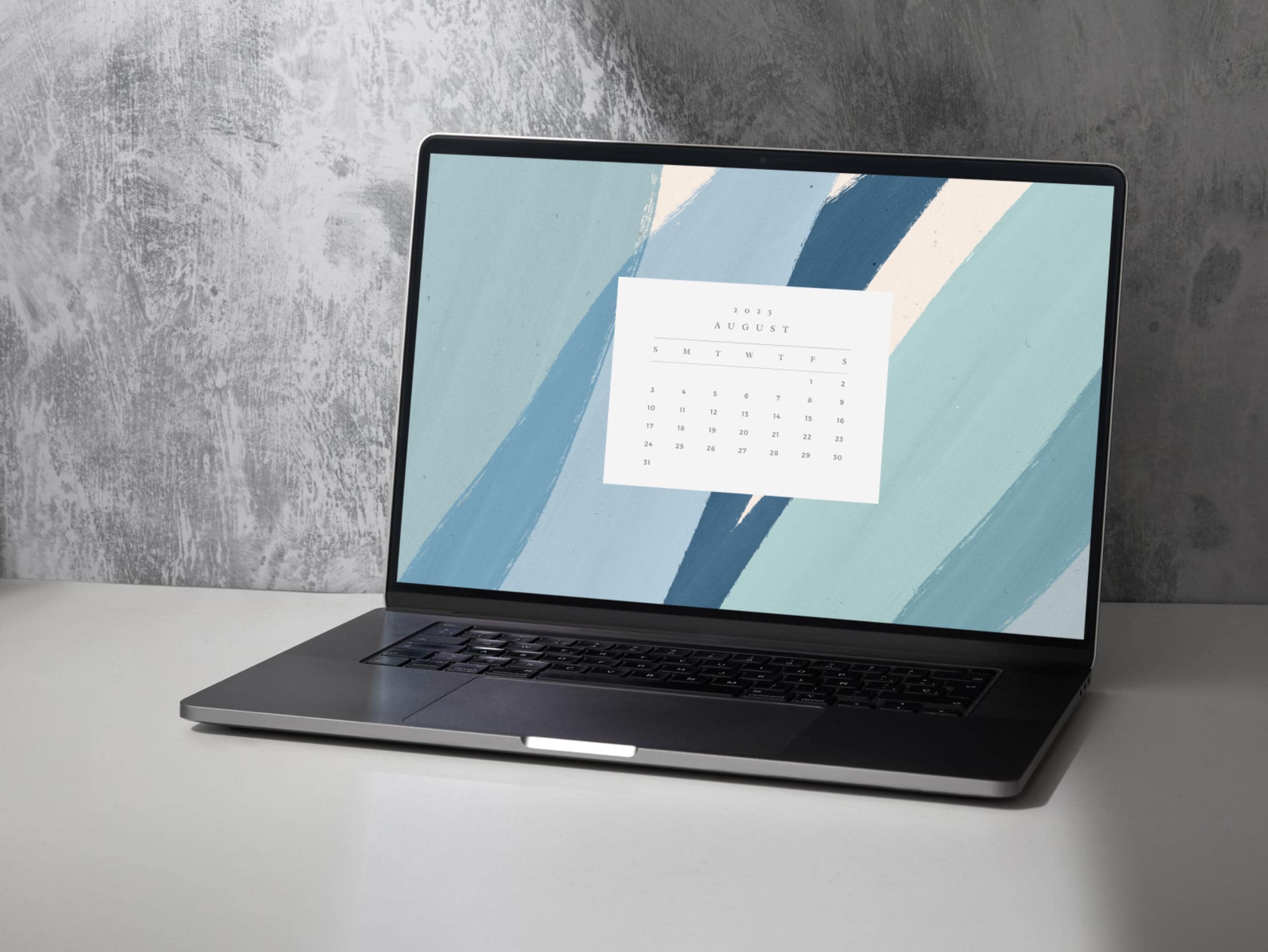 2025 Desktop Wallpaper Calendar | Digital Desktop Organizer Aesthetic ...