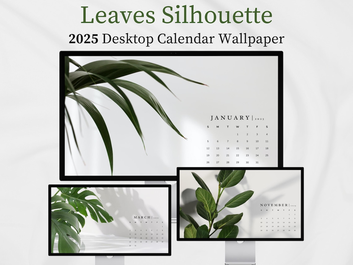 2025 Desktop Wallpaper Calendar | Digital Desktop Calendar Aesthetic ...