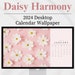 2024 Desktop Wallpaper Calendar Digital Desktop Organizer MacBook ...