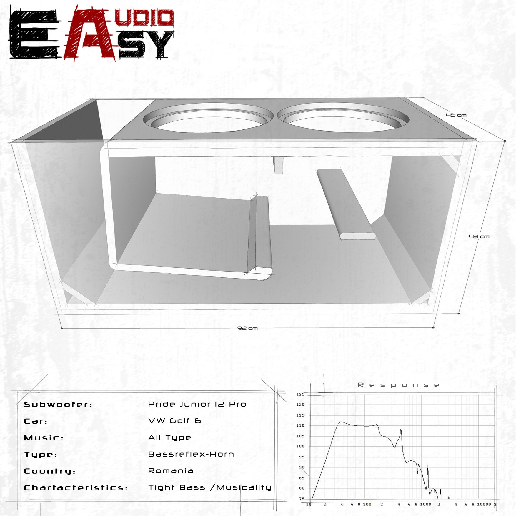 3D Subwoofer Blueprints - Etsy