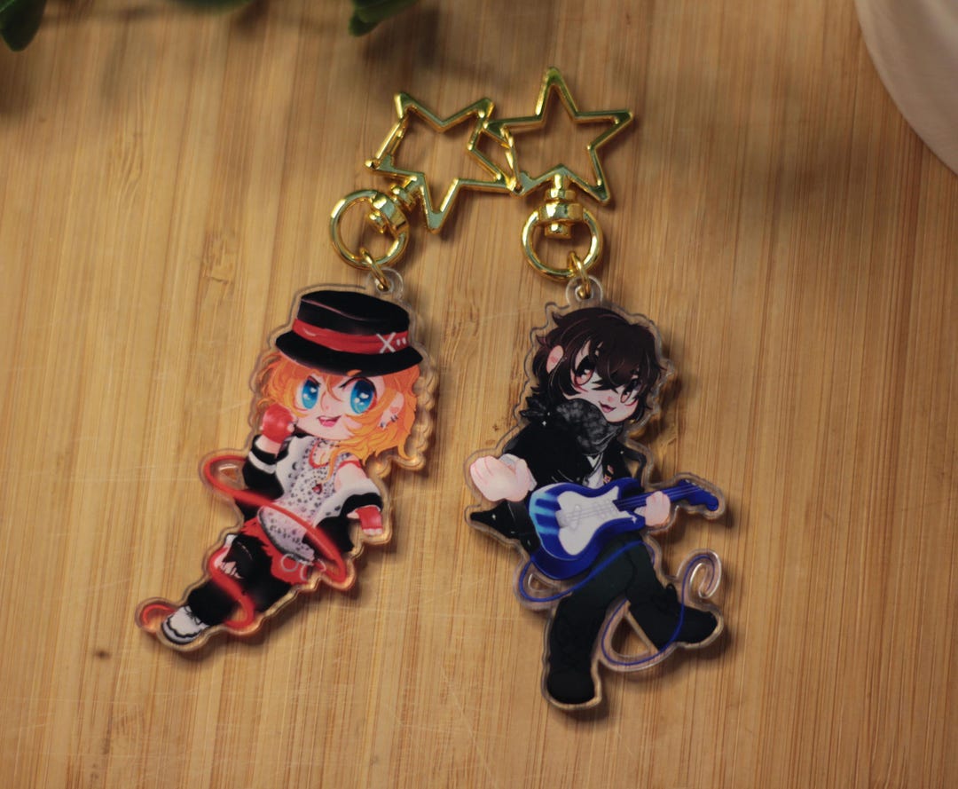 RESTOCK!! Soukoku Band AU Keychains - Bungou Stray Dogs - Etsy
