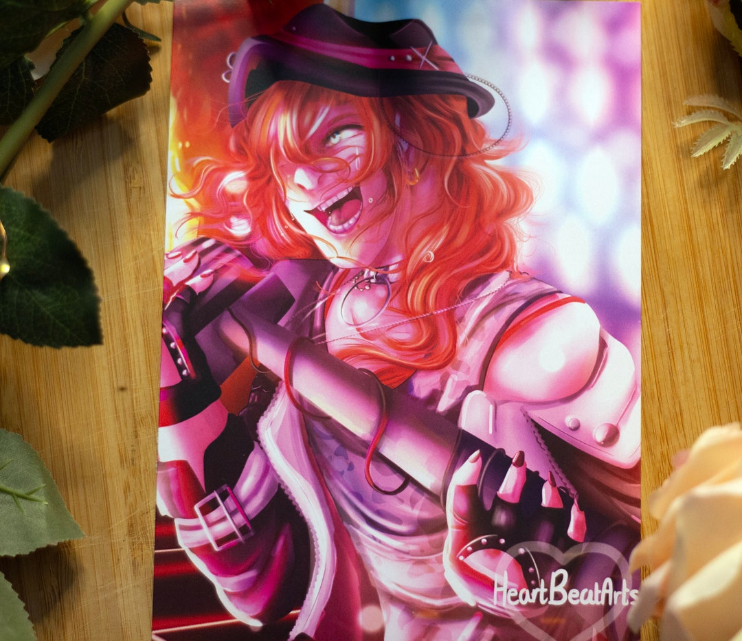 Bungo Stray Dogs Art Print - Band Chuuya - Etsy