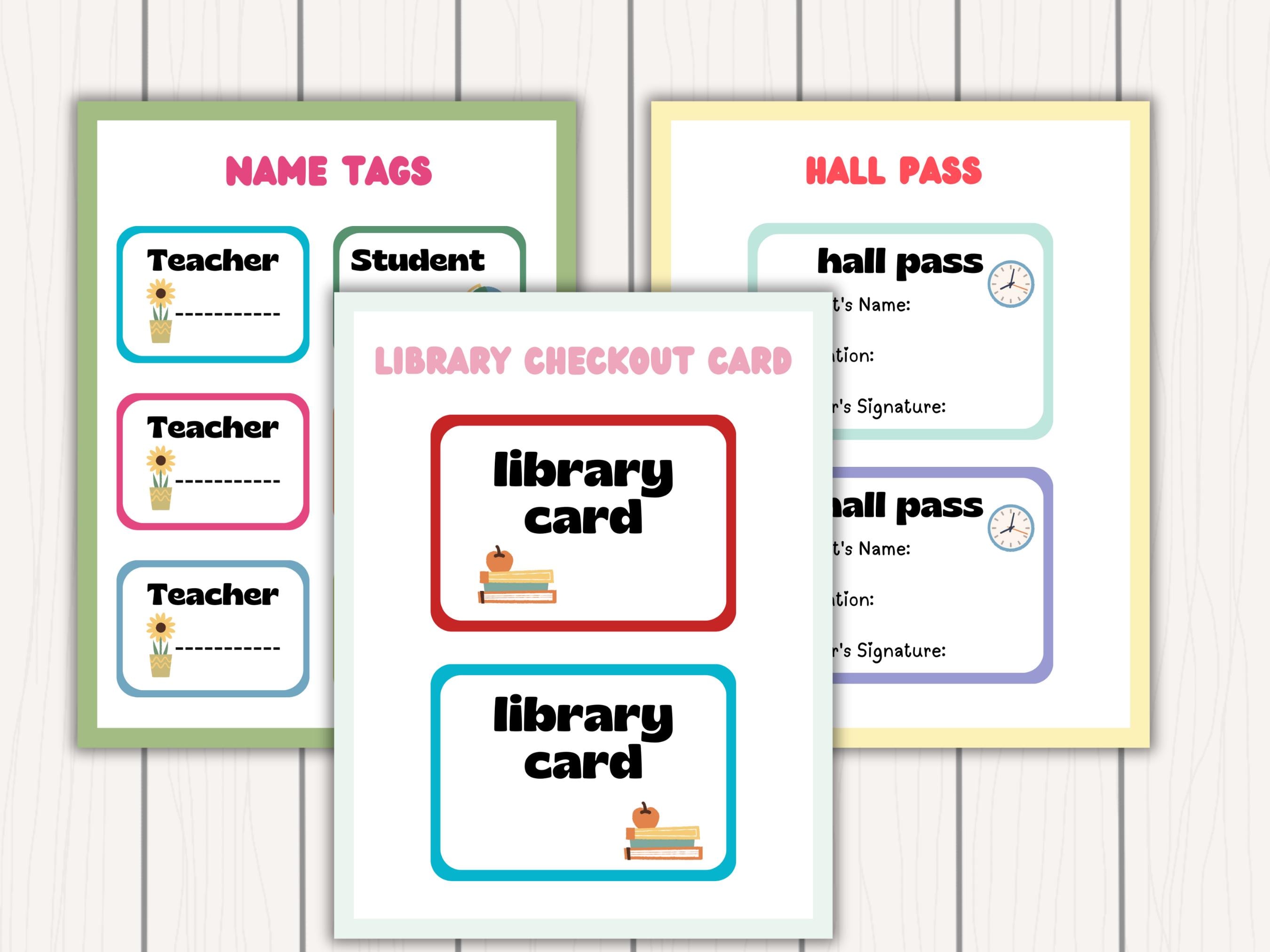 Teacher Printable Pretend Teacher Set Dramatic Play Imaginative Play ...