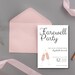 Modern Farewell Party Invite Goodbye Party Celebration Invitation, Let ...