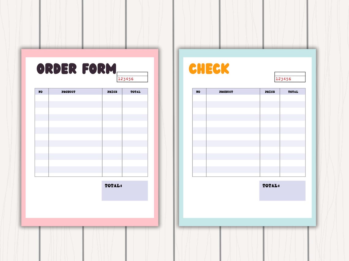 Pretend Play Menus - Fake Kids Menu, Fun Kids Menu for Kitchen Play ...