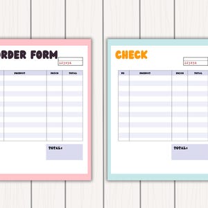 Pretend Play Menus - Fake Kids Menu, Fun Kids Menu for Kitchen Play ...