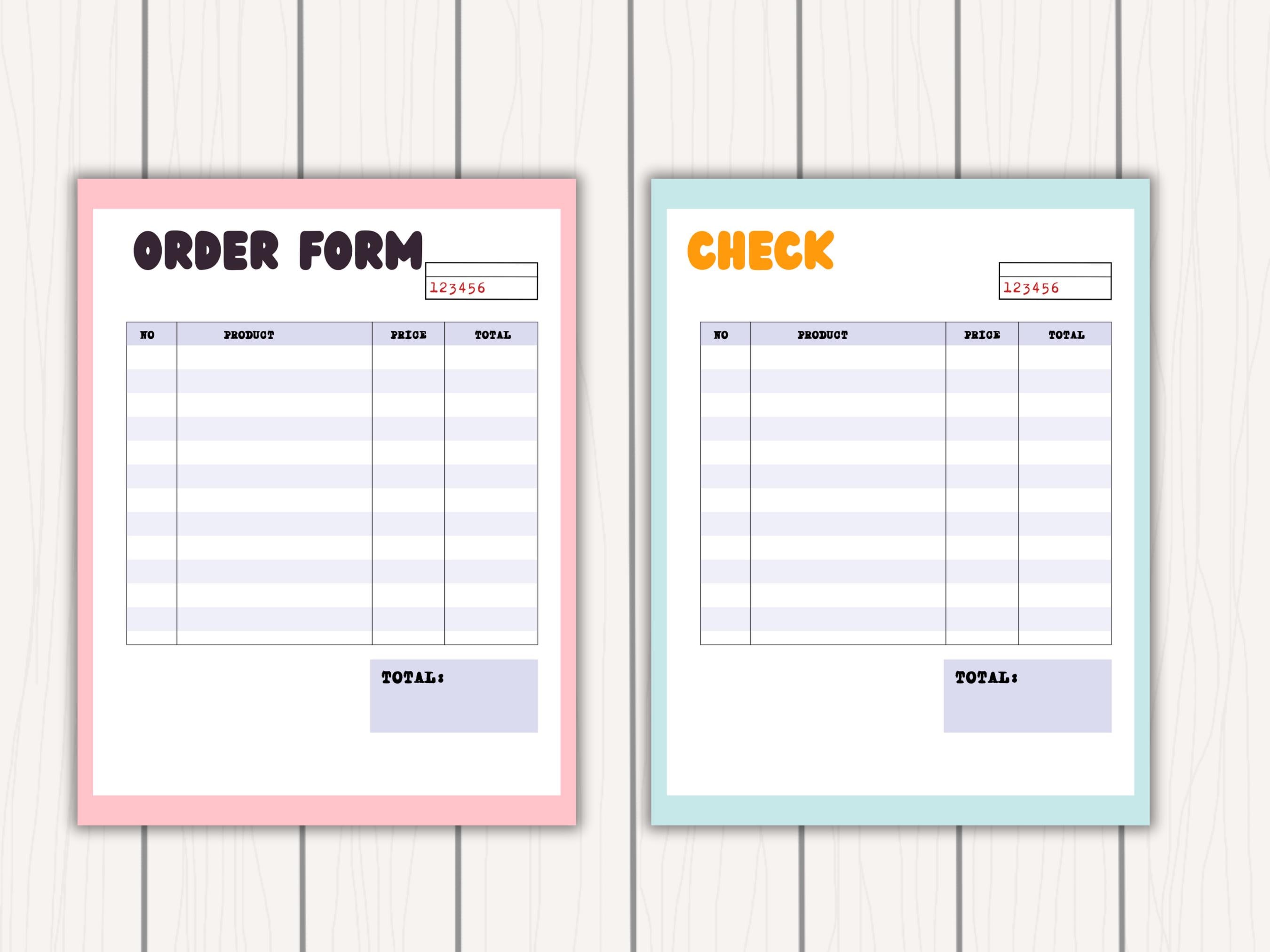 Pretend Play Menus - Fake Kids Menu, Fun Kids Menu for Kitchen Play ...