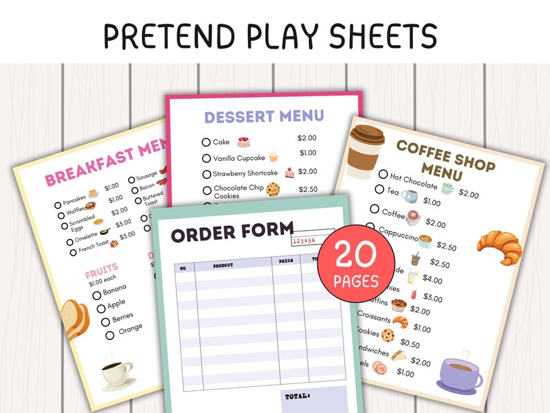 Printable Pretend Play Activity Sheets | Kids Imaginative Play | Police ...