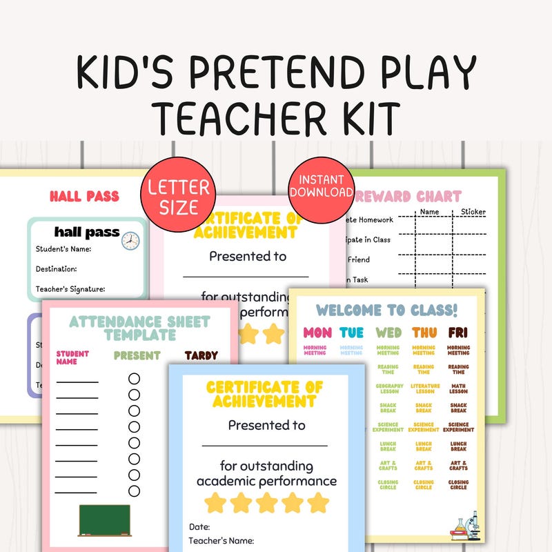 Pretend School - Etsy