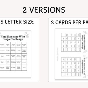 Find Someone Who Bingo – Fun Icebreaker Game for Office Parties, Family ...