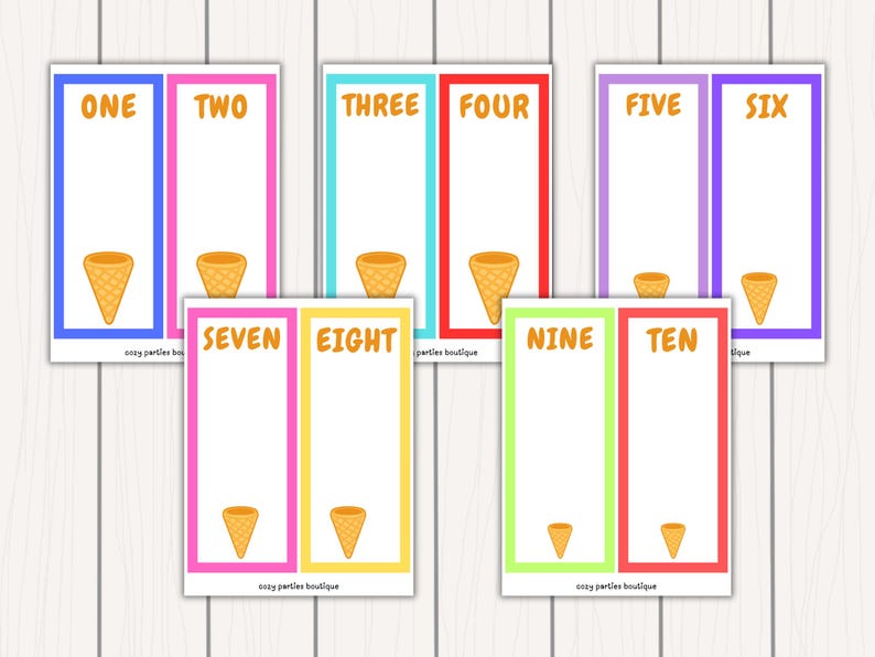 Printable Play Dough Mats Ice Cream Theme Montessori Play Dough ...