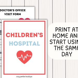 X-ray Pretend Pack Hospital Play Kids Doctor Dramatic Play Doctor ...