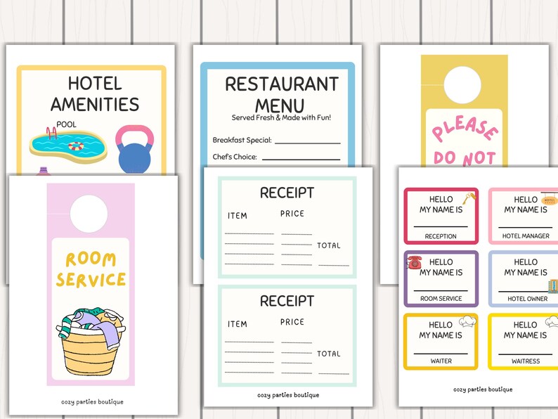 Dramatic Play Pretend Play Preschool Printables Kindergarten ...