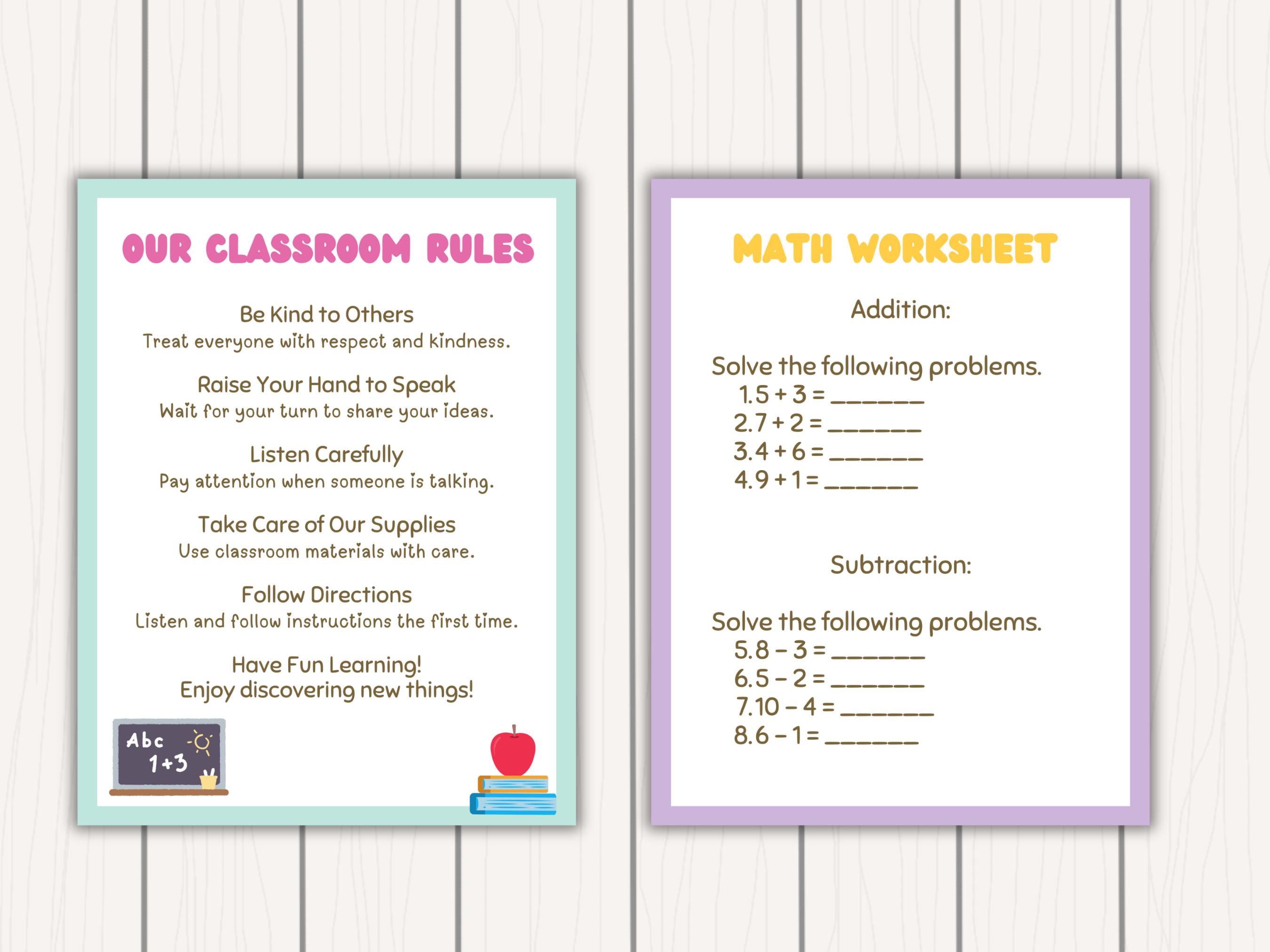 Teacher Printable Pretend Teacher Set Dramatic Play Imaginative Play ...