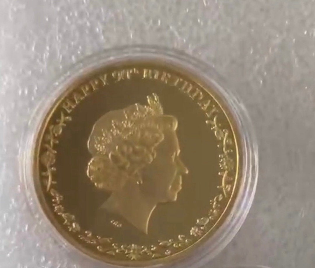 2016 1oz Gold Queen Elizabeth Ii High Quality Gold Plated Coin - Etsy