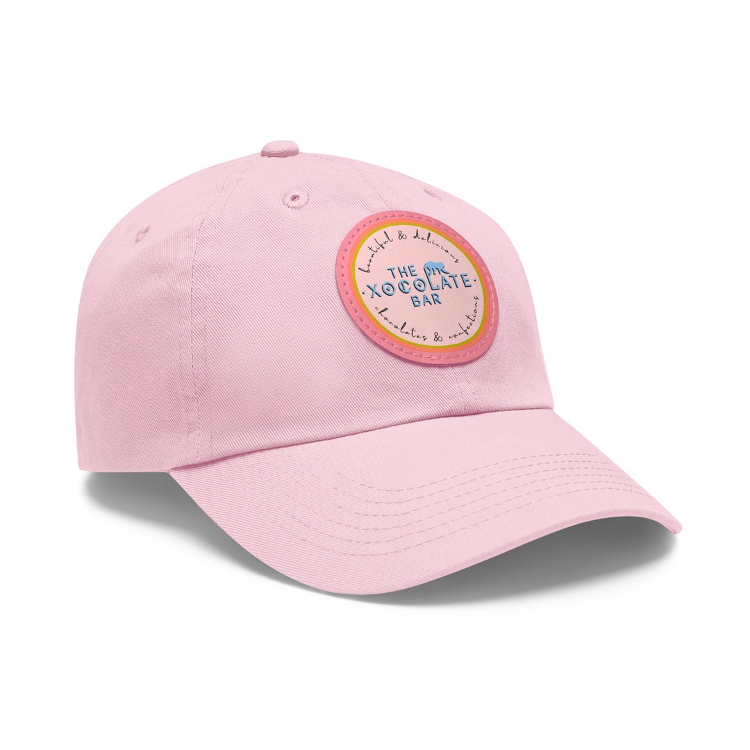 Candy Pink Patch Hat by the Xocolate Bar - Etsy