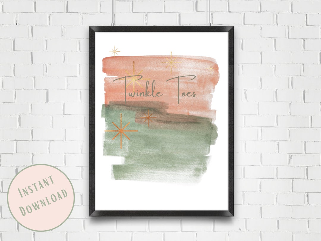 Twinkle Toes Poster, Downloadable Dance Art, Ballet Wall Art, Ballet ...