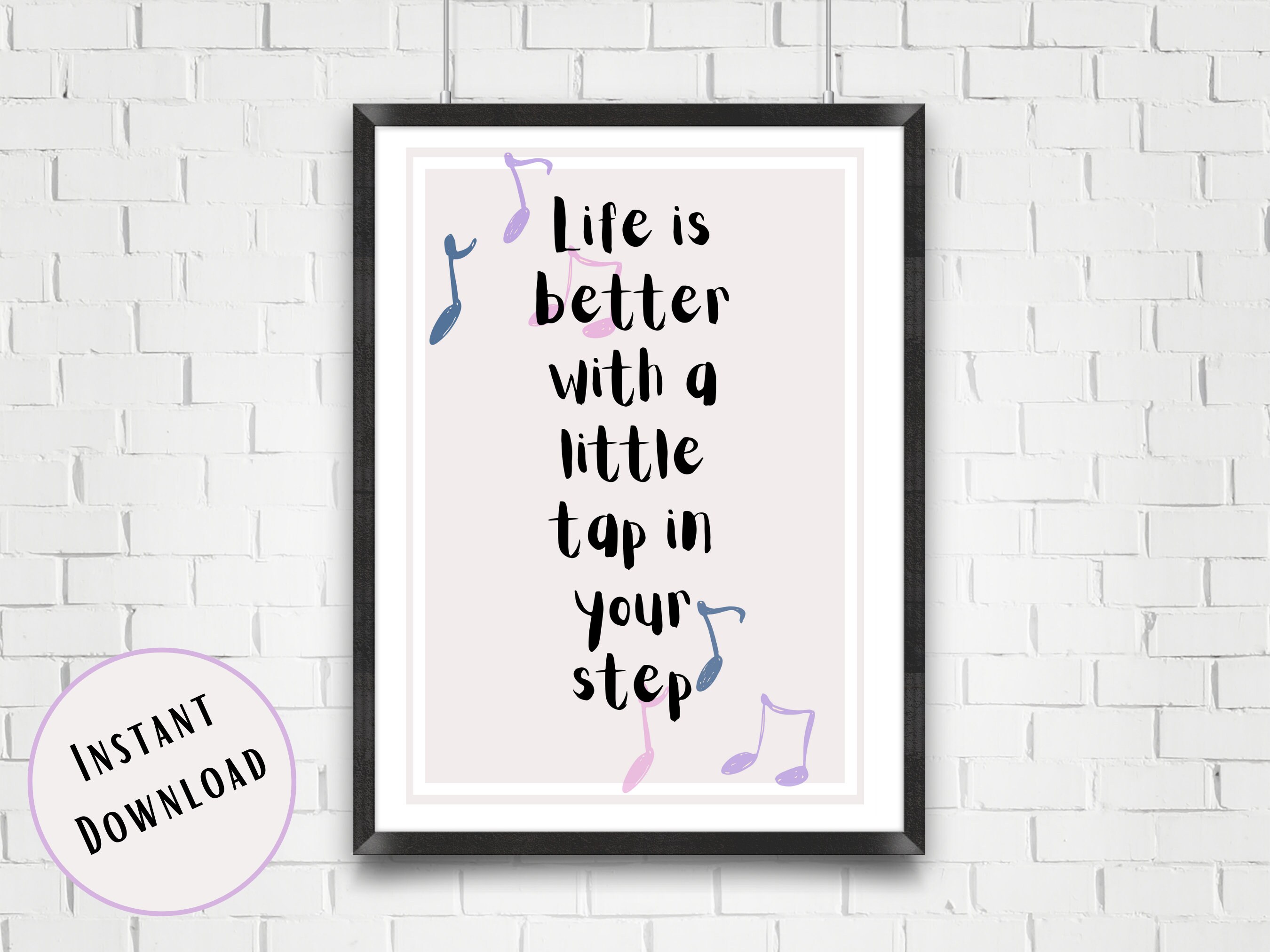 Tap in Your Step Poster, Tap Dance Art Poster, Tap Dancing Art Print ...