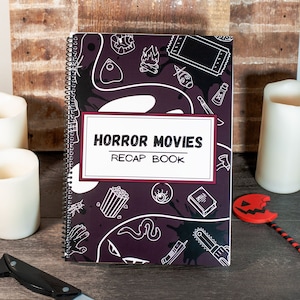 Horror Movies Recap Book - Horror Movie Review Book for Horror Fans ...