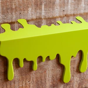 Slime Drip Shelf Decor | Spooky Shelf Sitter for Bookshelf or Mantel ...
