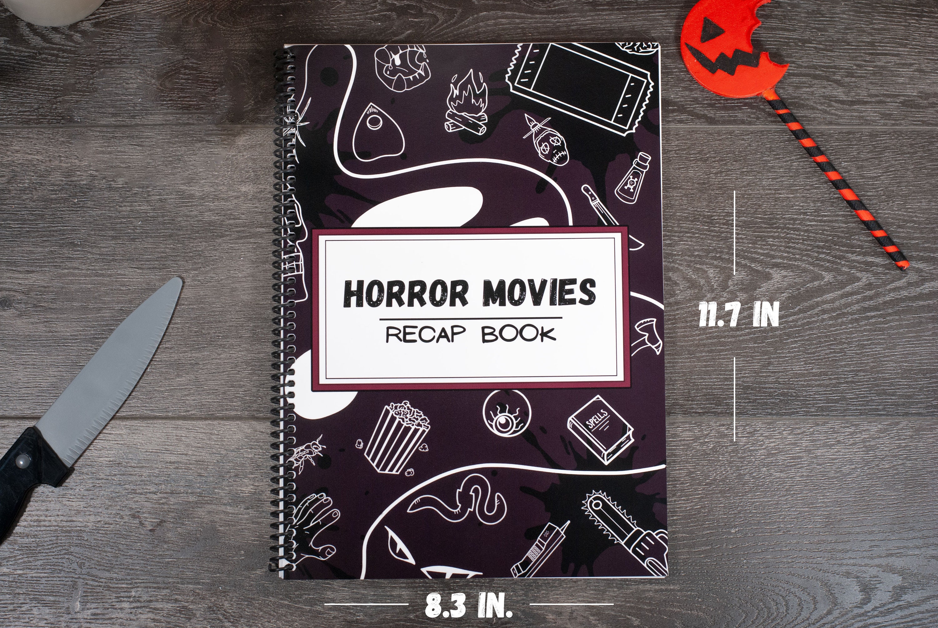 Horror Movies Recap Book - Horror Movie Review Book for Horror Fans ...