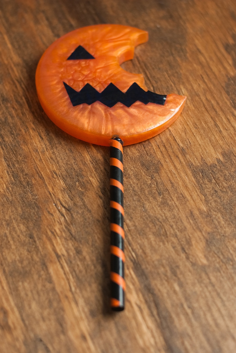 Horror Pumpkin Lollipop Prop | Horror Decor and Costume Prop | Gifts ...