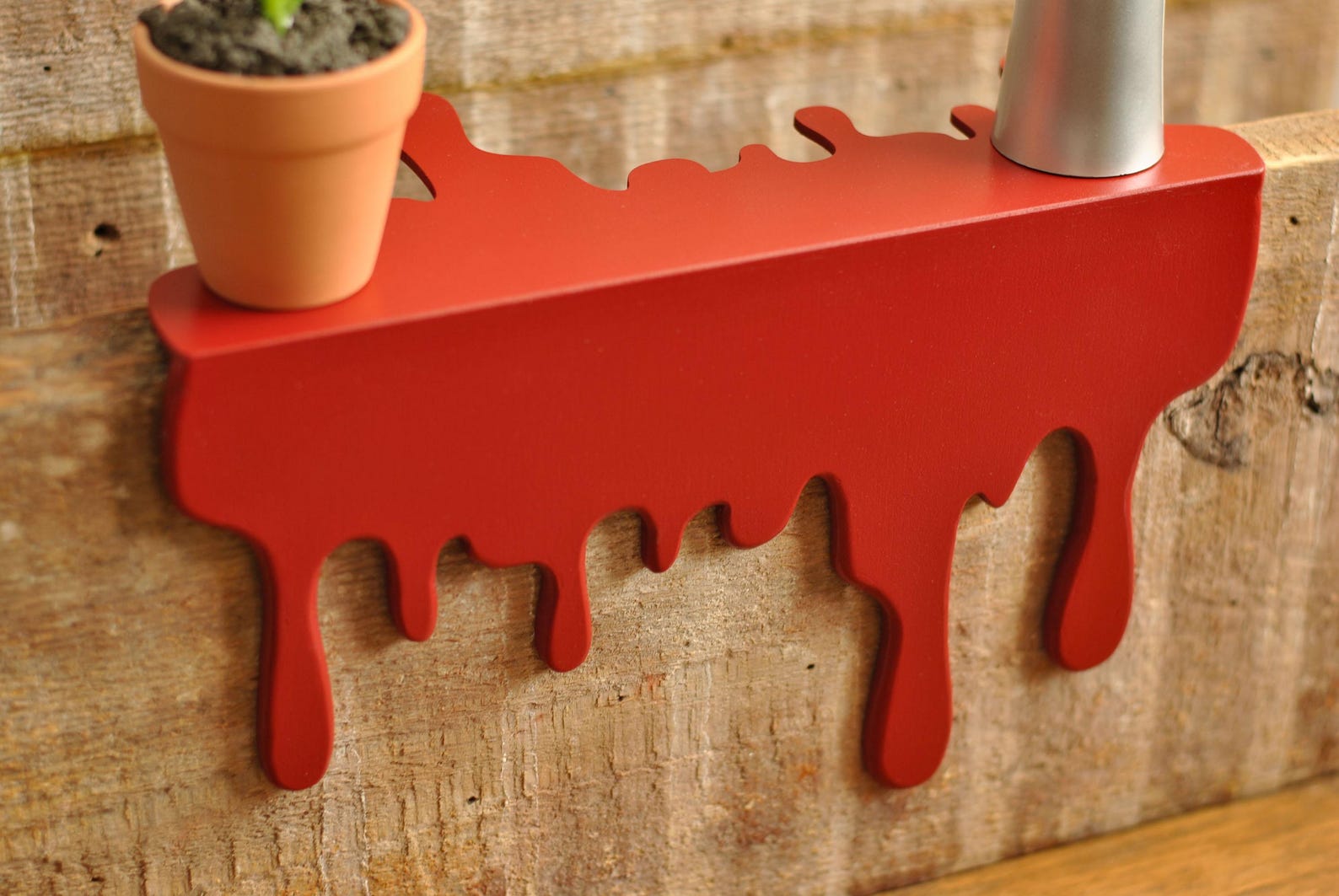 Blood Drip Shelf Decor | Horror-themed Shelf Sitter | Macabre Decor for ...