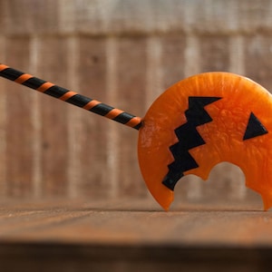 Horror Pumpkin Lollipop Prop | Horror Decor and Costume Prop | Gifts ...
