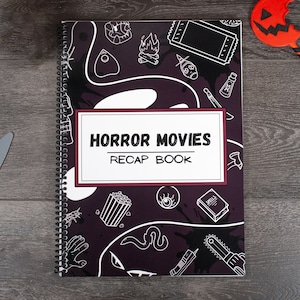 Horror Movies Recap Book - Horror Movie Review Book for Horror Fans ...