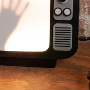 Horror TV LED Lightbox, Shadow Box Wall Art, Unique Hanging Lamp ...