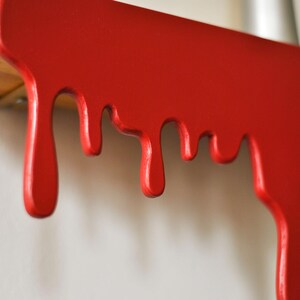 Blood Drip Shelf Decor | Horror-themed Shelf Sitter | Macabre Decor for ...