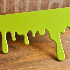 Slime Drip Shelf Decor | Spooky Shelf Sitter for Bookshelf or Mantel ...