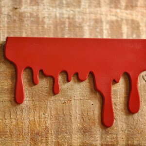 Blood Drip Shelf Decor | Horror-themed Shelf Sitter | Macabre Decor for ...
