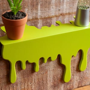 Slime Drip Shelf Decor | Spooky Shelf Sitter for Bookshelf or Mantel ...