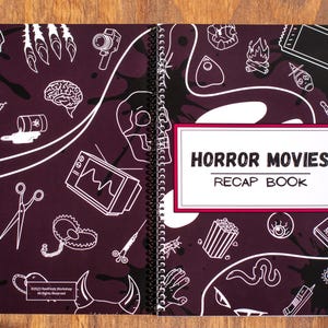 Horror Movies Recap Book - Horror Movie Review Book for Horror Fans ...