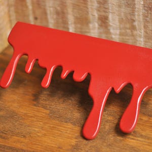 Blood Drip Shelf Decor | Horror-themed Shelf Sitter | Macabre Decor for ...