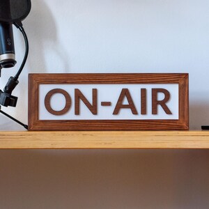 On Air LED Lightbox Sign for Podcasts, Streaming, Recording Studio ...