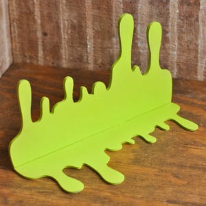 Slime Drip Shelf Decor | Spooky Shelf Sitter for Bookshelf or Mantel ...