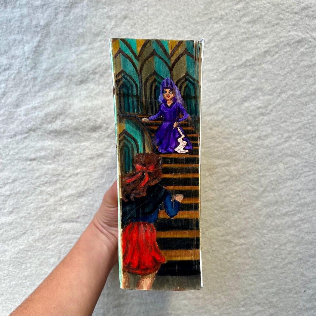 Custom Book Fore Edge Painting- Personalized Unique Reader Gift for ...