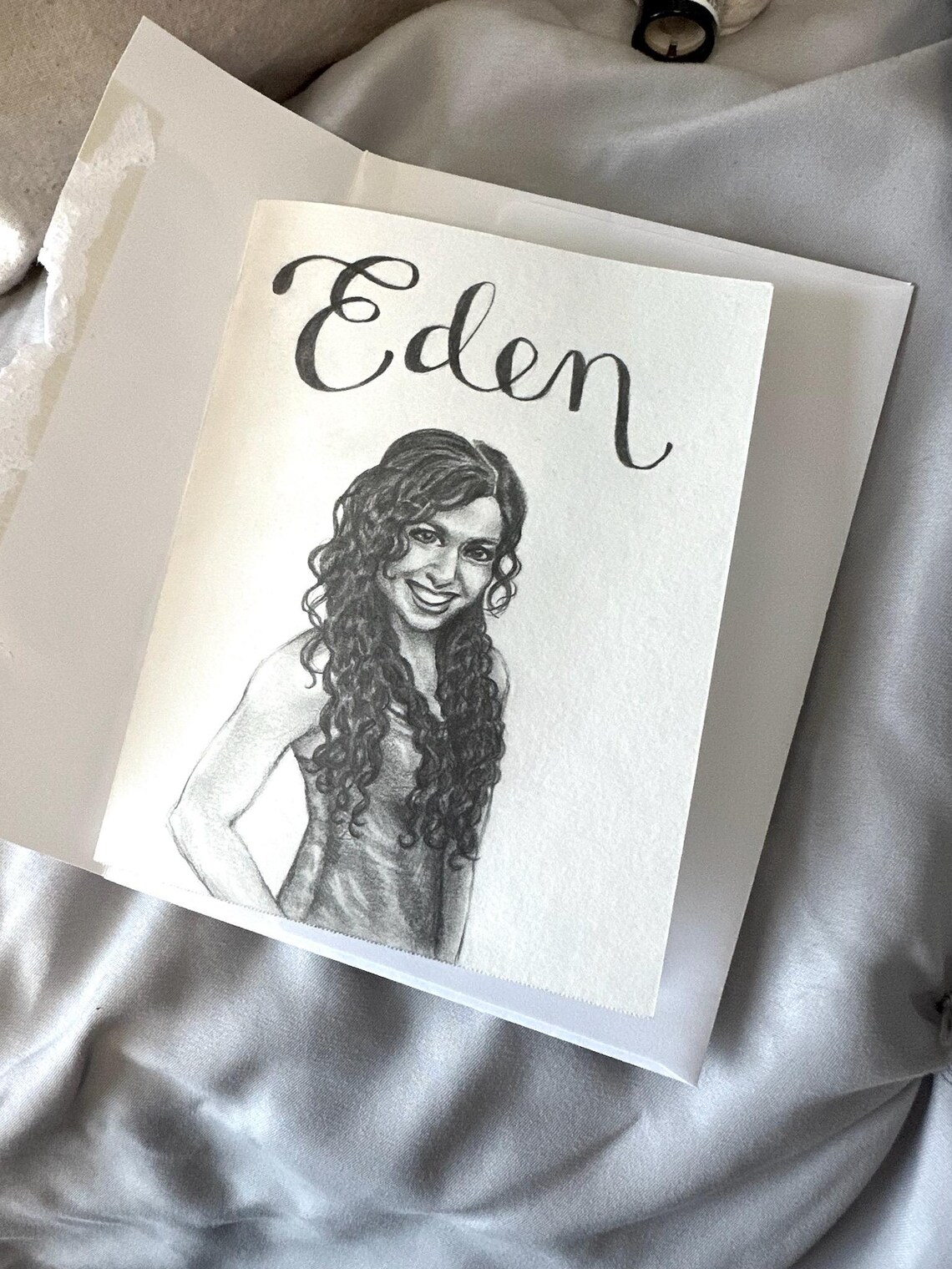 Personalized Graduation Card With Portrait – Custom Hand Drawn Pencil ...
